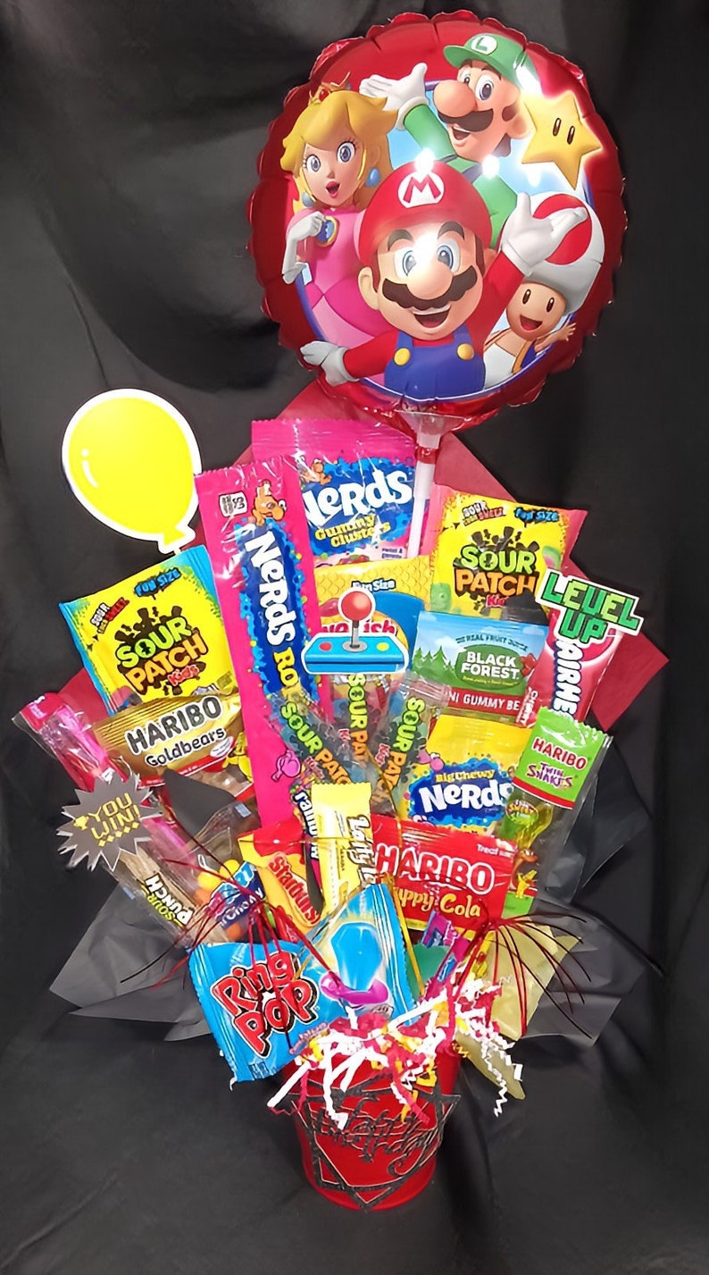 SUPER MARIO GIFT, Super Mario, Gamer Gift, Kids Birthday Gift, Birthday ...