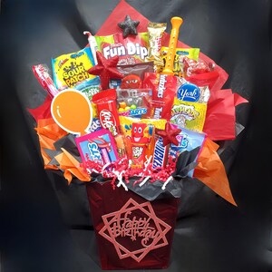 BIRTHDAY CANDY BOUQUET, Birthday Candy Gram, Birthday Candy Gift, Teen ...