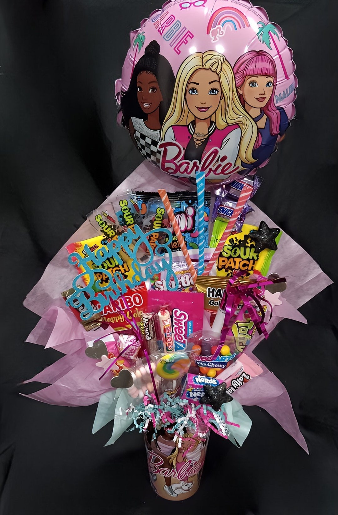 BARBIE CANDY BOUQUET, Barbie Birthday Gift, Barbie Birthday Party ...