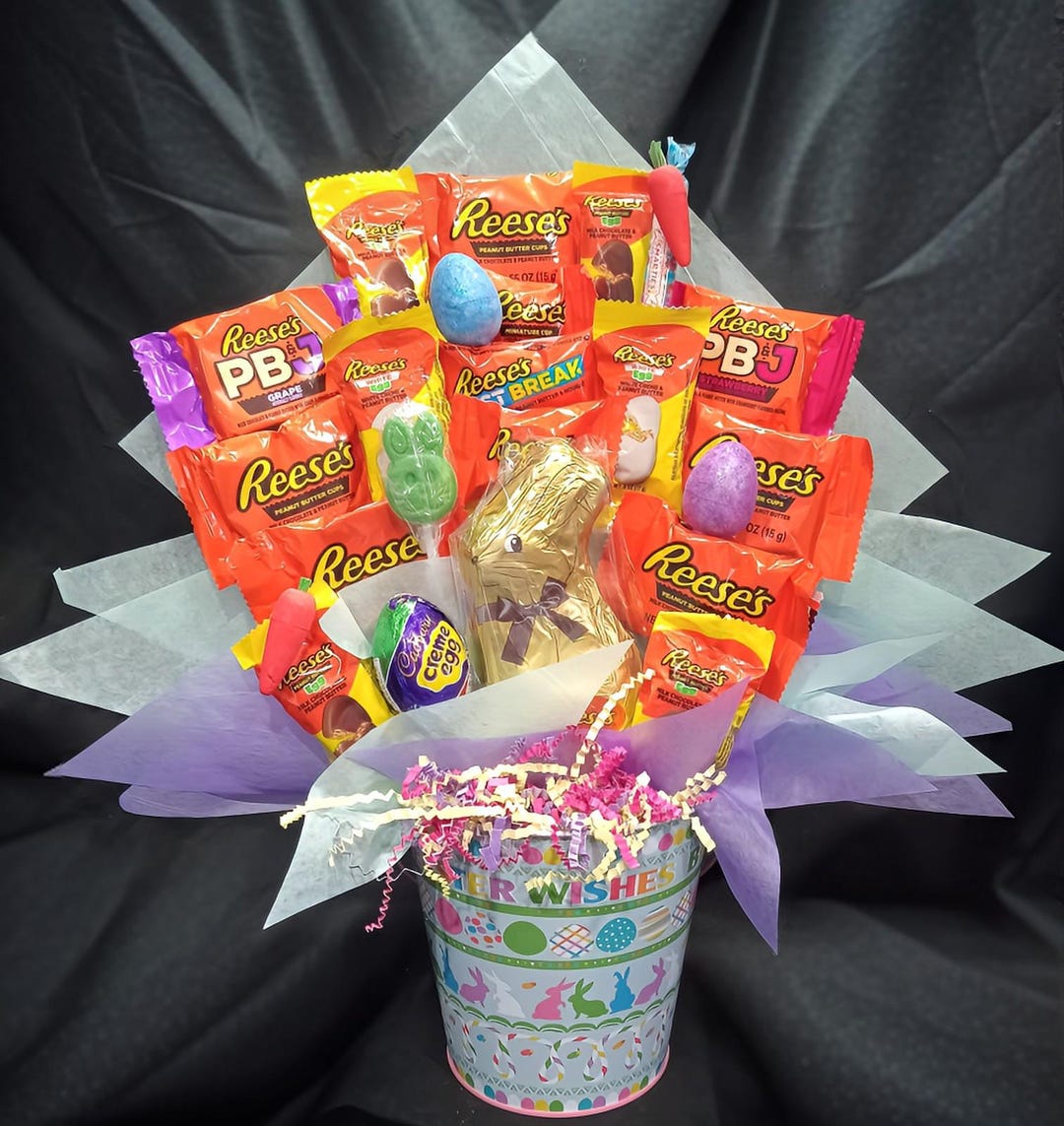 REESES EASTER BASKET, Reeses Easter Gift, Reeses Gift, Kids Easter ...