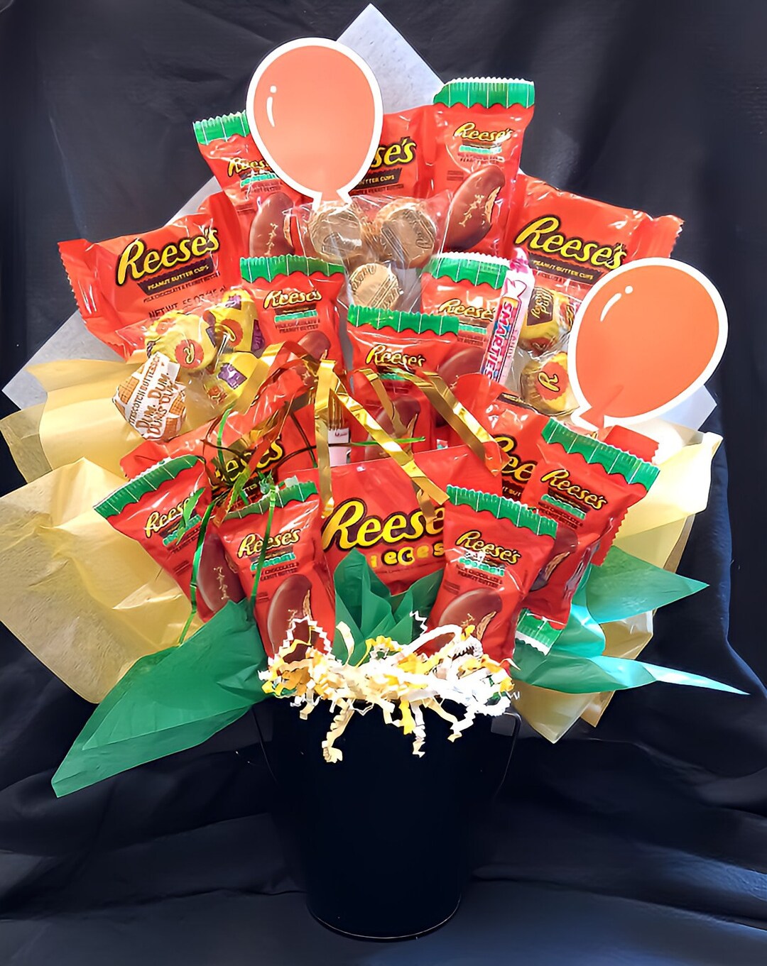 REESES FOOTBALL Candy Bouquet, Reeses Gift, Reeses Candy Gram, Reeses ...