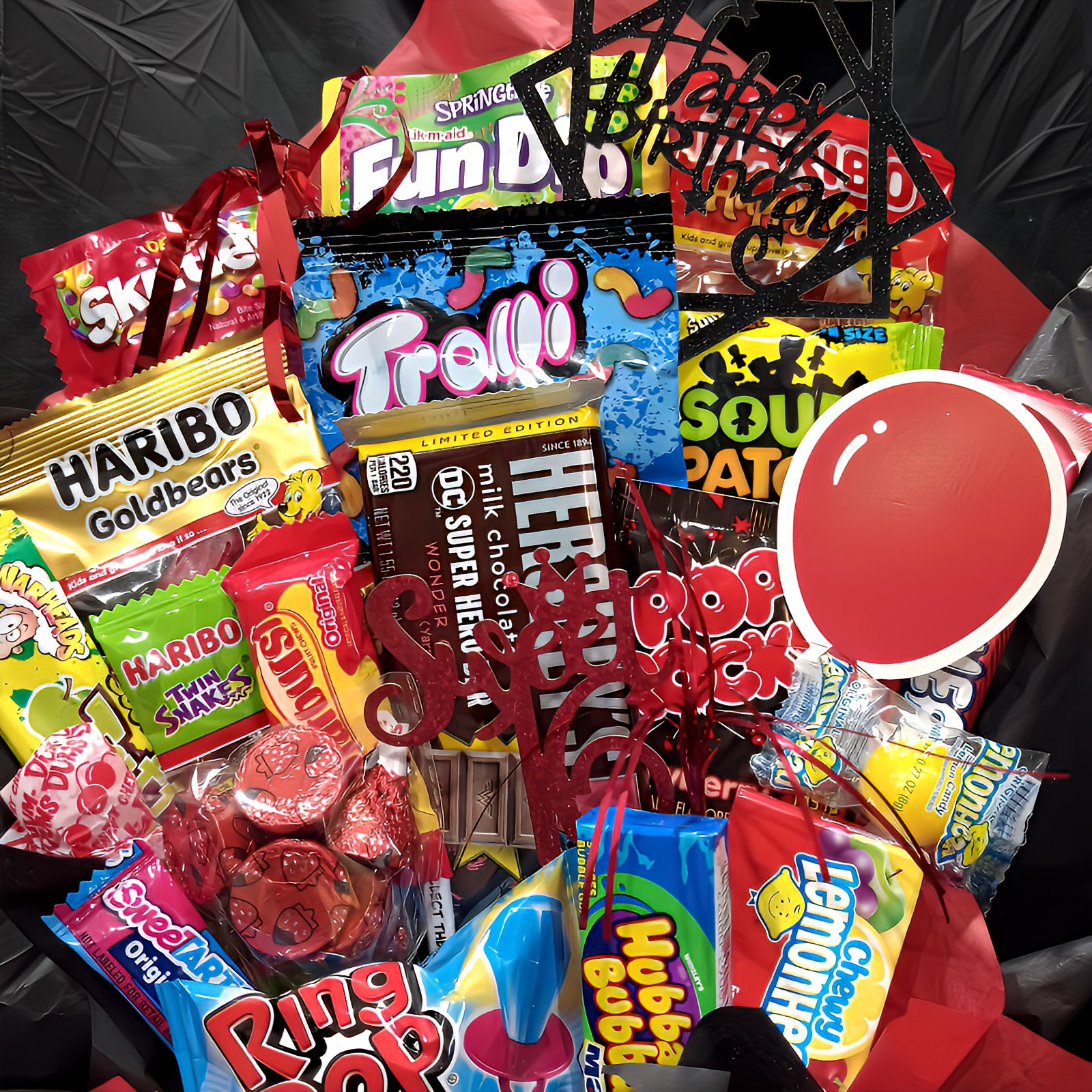 SWEET 16 CANDY BOUQUET, Sweet 16 Gift, Sweet 16 Candy Gram, Sweet 16 ...