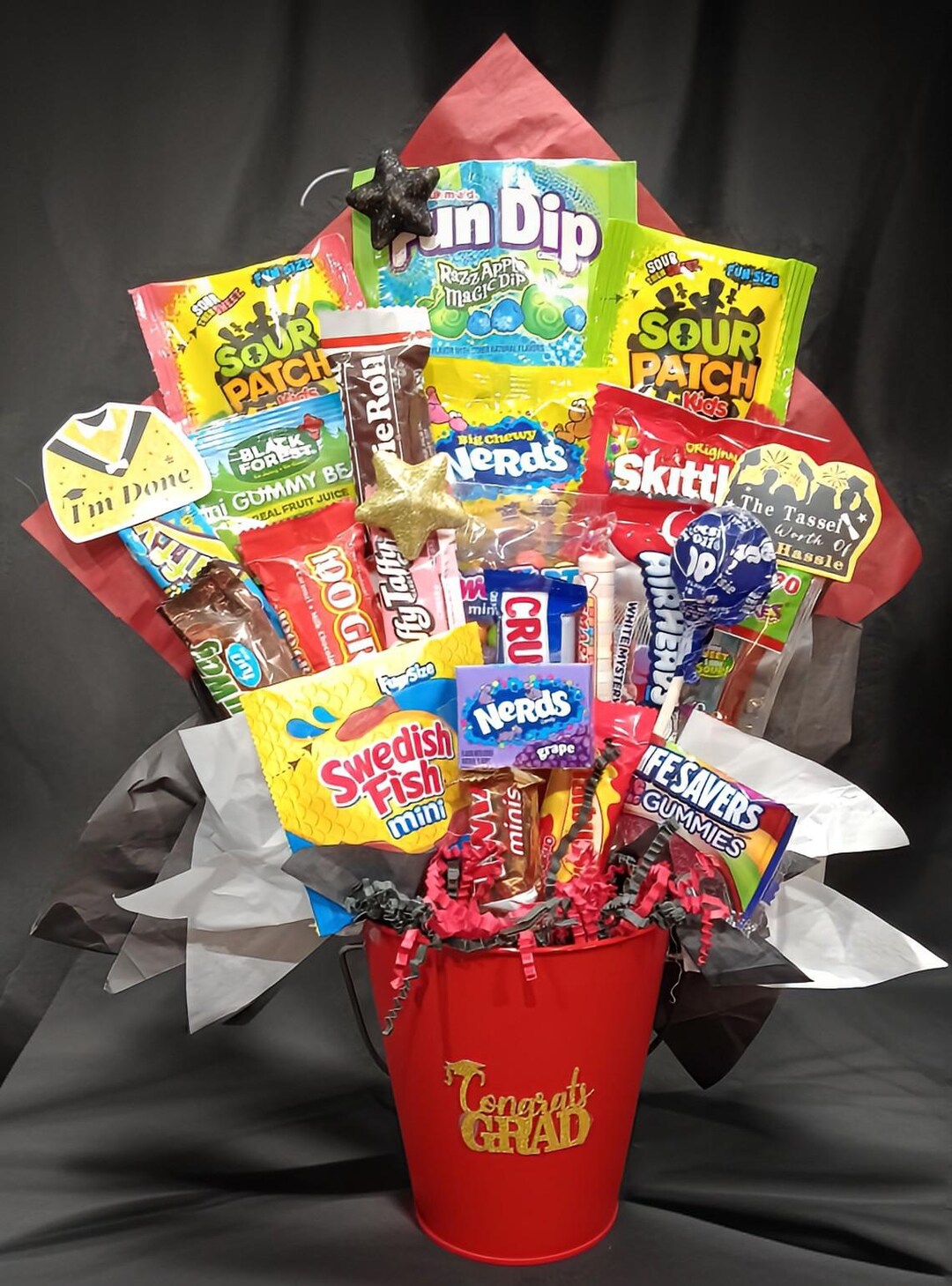 GRADUATION GIFT, Graduation Bouquet, Grad Gift, Graduation Candy Gram ...