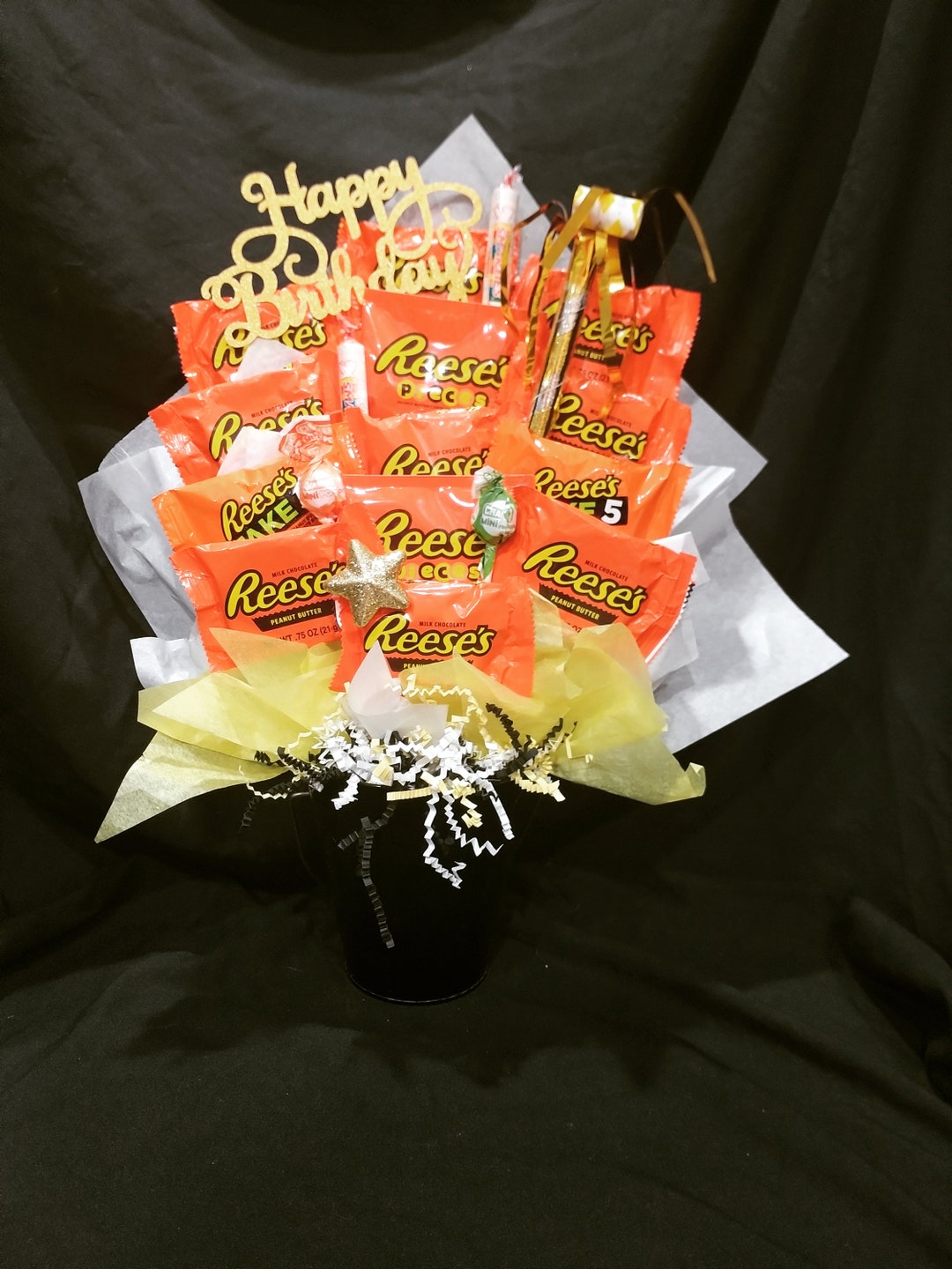 REESE'S CANDY BOUQUET Reese's Birthday Gift - Etsy