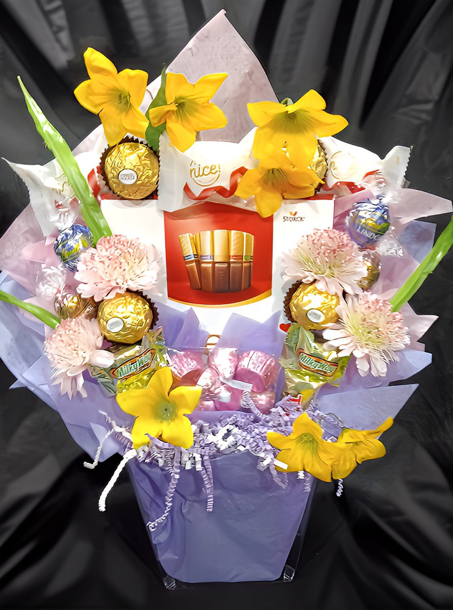 GET WELL GIFT, Birthday Gift, Chocolate Gift, Chocolate Candy Bouquet ...