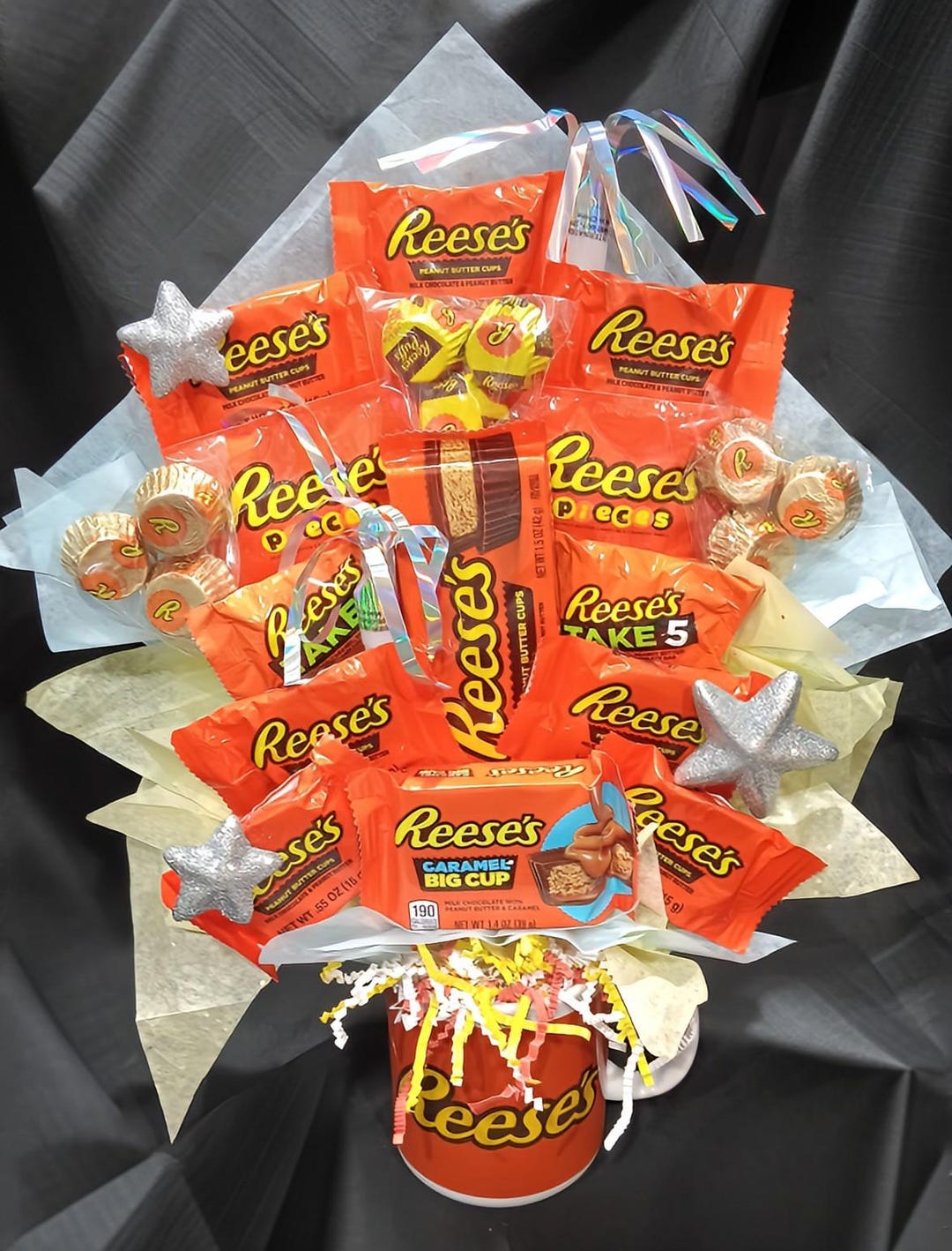 REESE'S GIFT, Reeses Candy Bouquet, Reeses Birthday Gift, Reeses Get ...