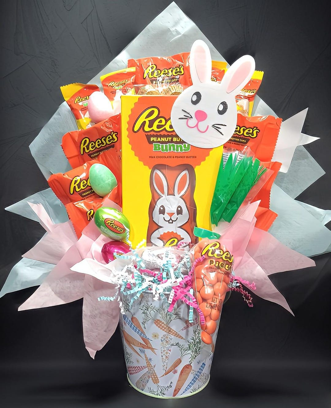 REESES EASTER BASKET, Reeses Easter Gift, Easter Candy, Easter Gift ...
