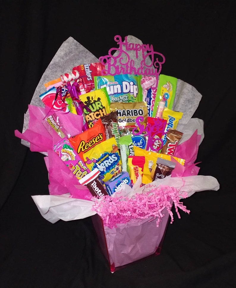 SWEET SIXTEEN Birthday Candy Bouquet SWEET 16 Celebration - Etsy