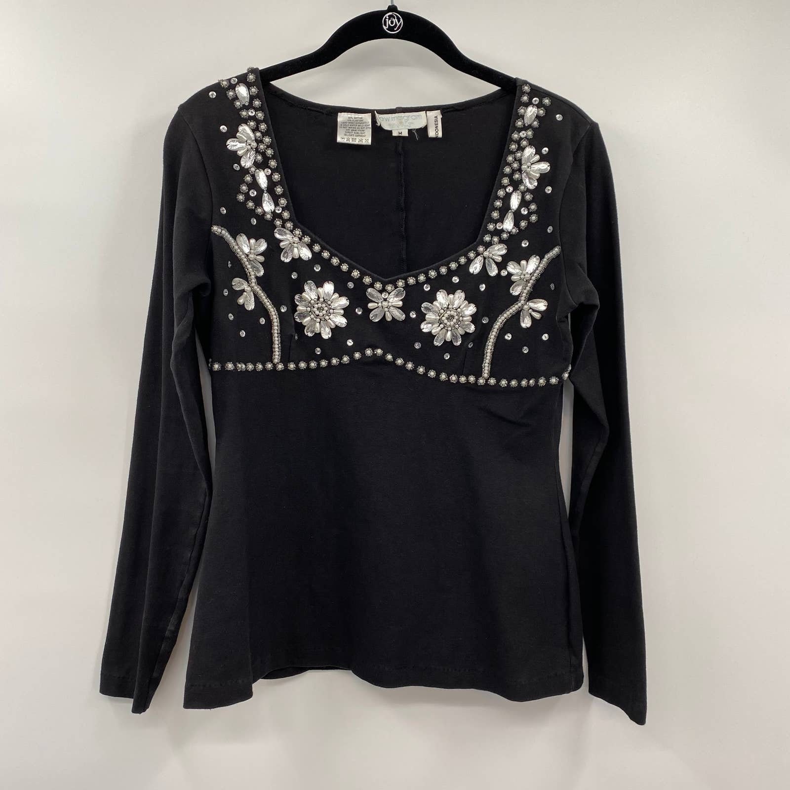 Vintage 80s Lew Magram Beaded Embellished Pearl Top Long - Etsy