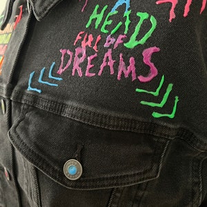 Coldplay Inspired Jacket / Handmade / Concert / Paradise / Tour 2023/24 ...