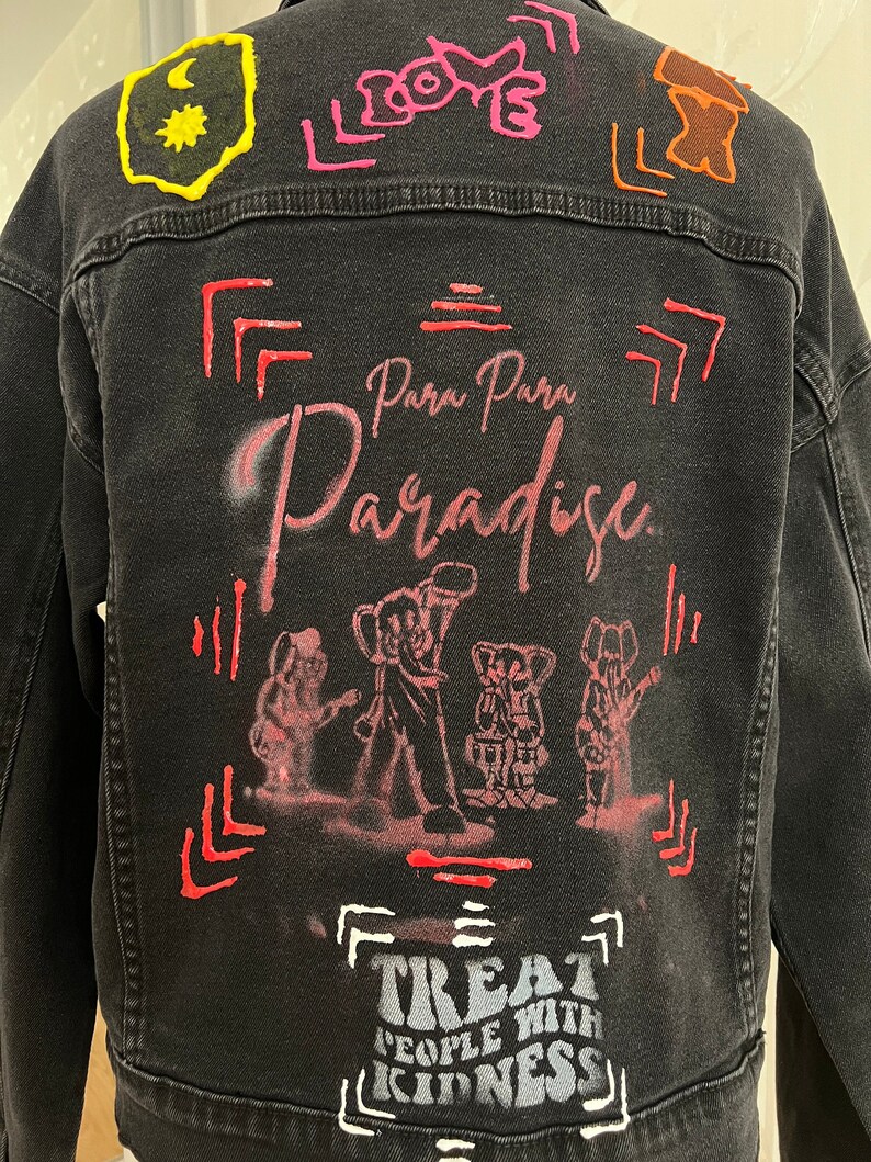 Coldplay Inspired Jacket / Handmade / Concert / Paradise / Tour 2023/24 ...