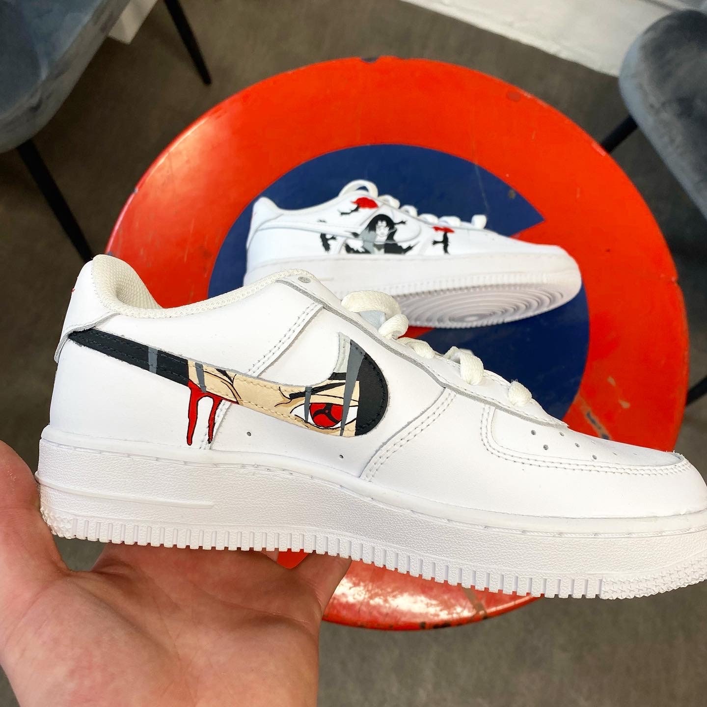 Personalized NIKE AF1 Sneaker, Custom Animated “uchiha Clan” - Etsy