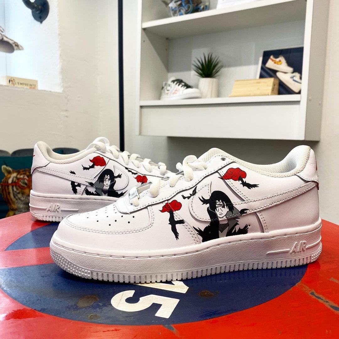 Personalized NIKE AF1 Sneaker, Custom Animated uchiha Clan - Etsy