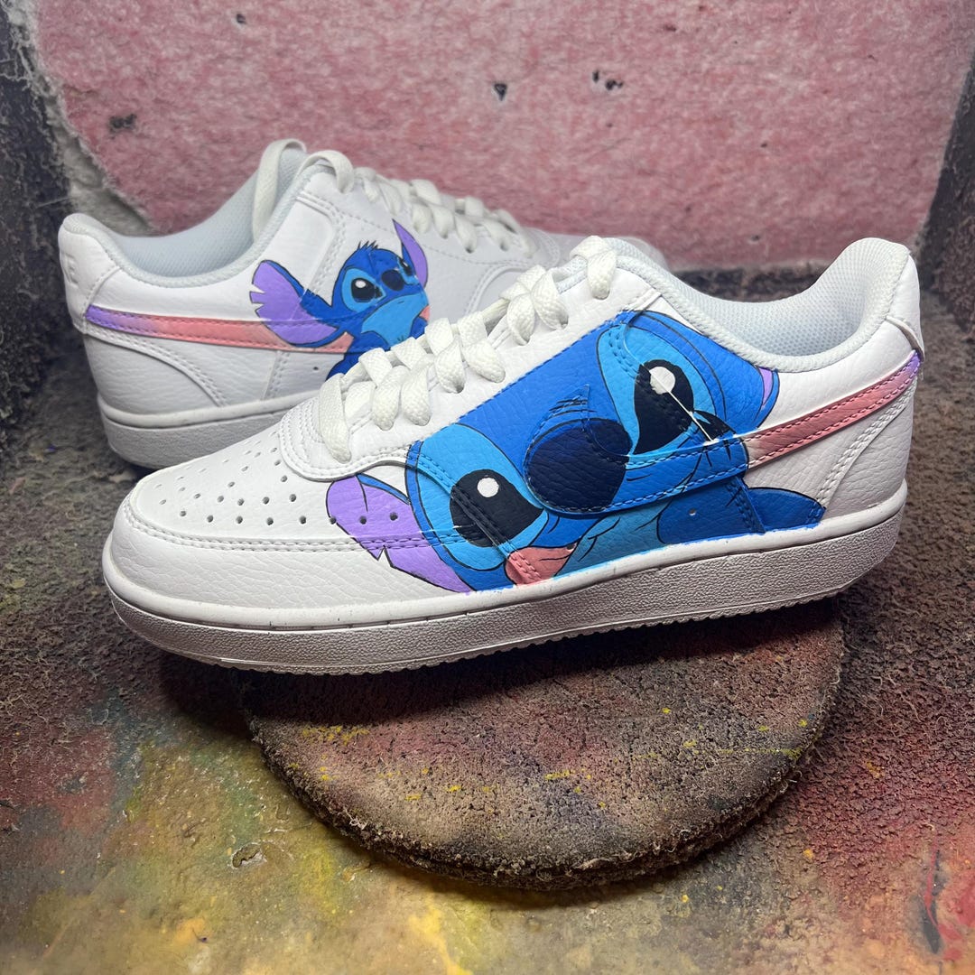 Custom NIKE Court Vision Shoe, Custom Stitch - Etsy
