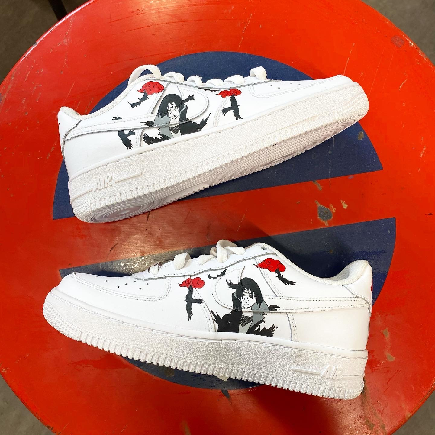 Personalized NIKE AF1 Sneaker, Custom Animated uchiha Clan - Etsy