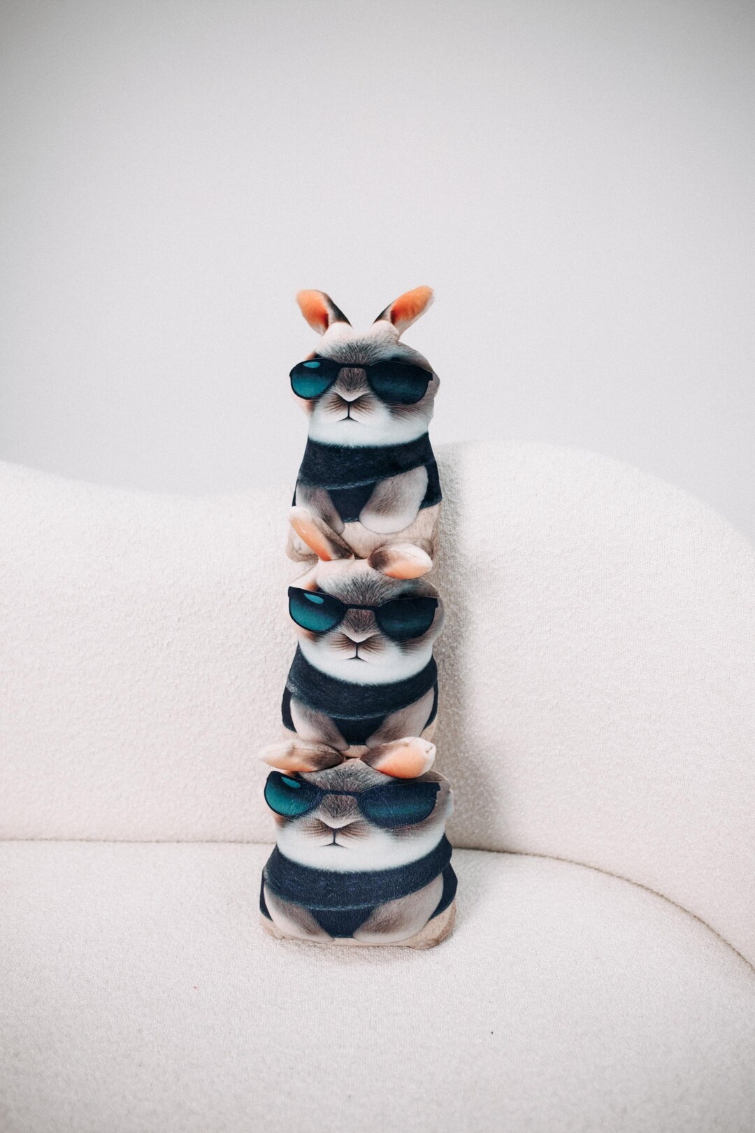 Plushies, Hare Toy, Calming Relaxation Toy Rabbit, Stuffed Squishy Toy ...