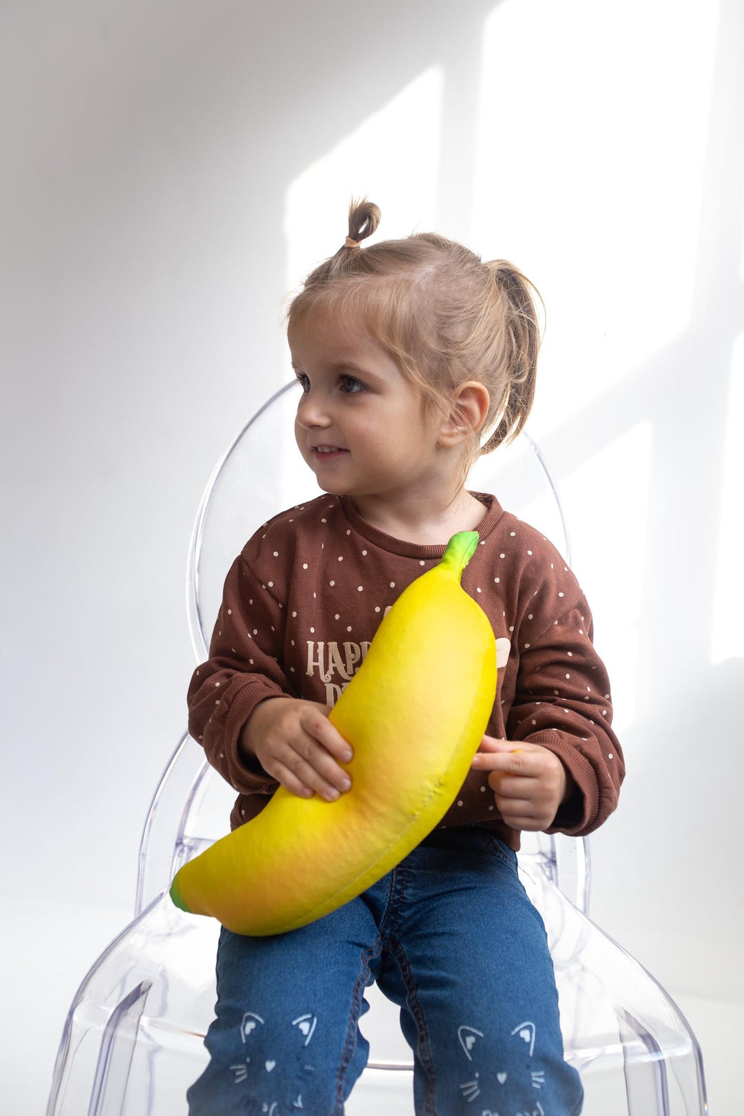 Banana Stress Relief Toy, Sensory Soft Banana Calming Toy, Squeeze ...