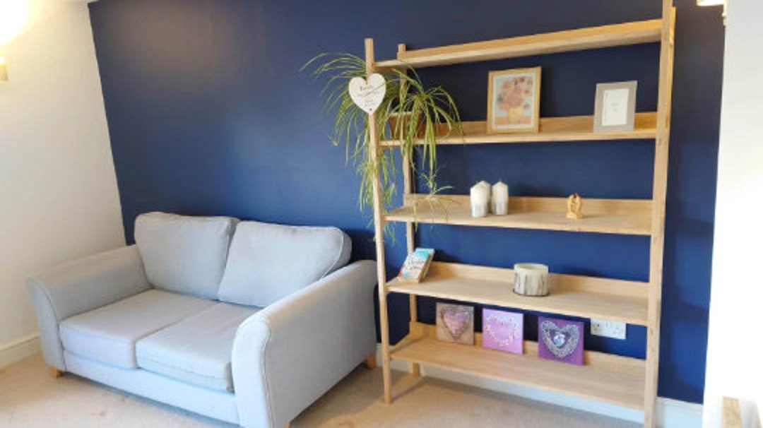 Solid Oak Bookshelf, Oak Shelving Unit, Free Stand Shelves - Etsy