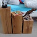 200x200 Solid Oak Block/display Set Side Tables/lamp - Etsy