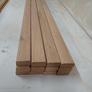 Oak Bench Slats: Hardwood Replacement Strips for Outdoor Furniture ...