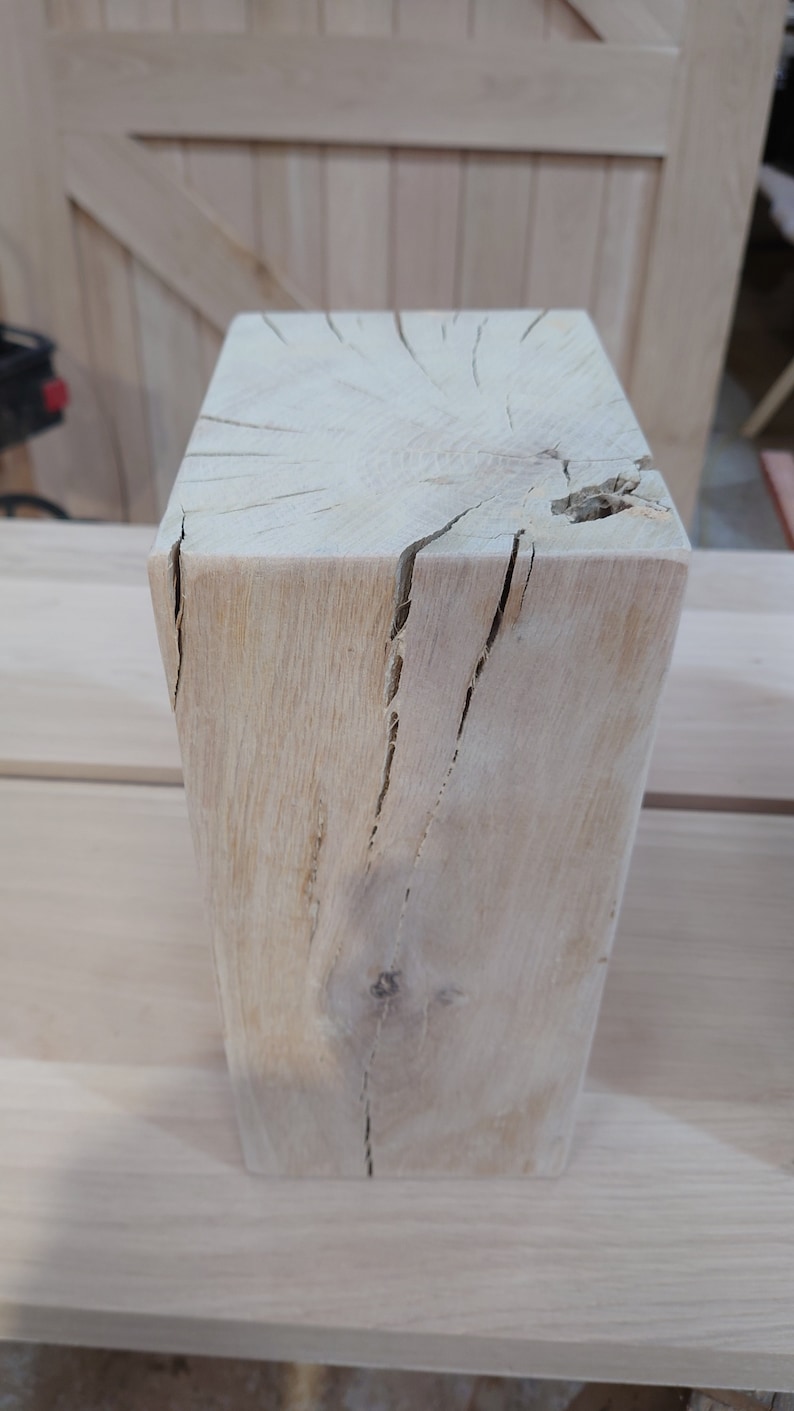 Unique Solid Oak Block 300 X 300 - Etsy