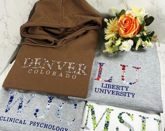 Gettysburg Embroidered Hoodie - Etsy