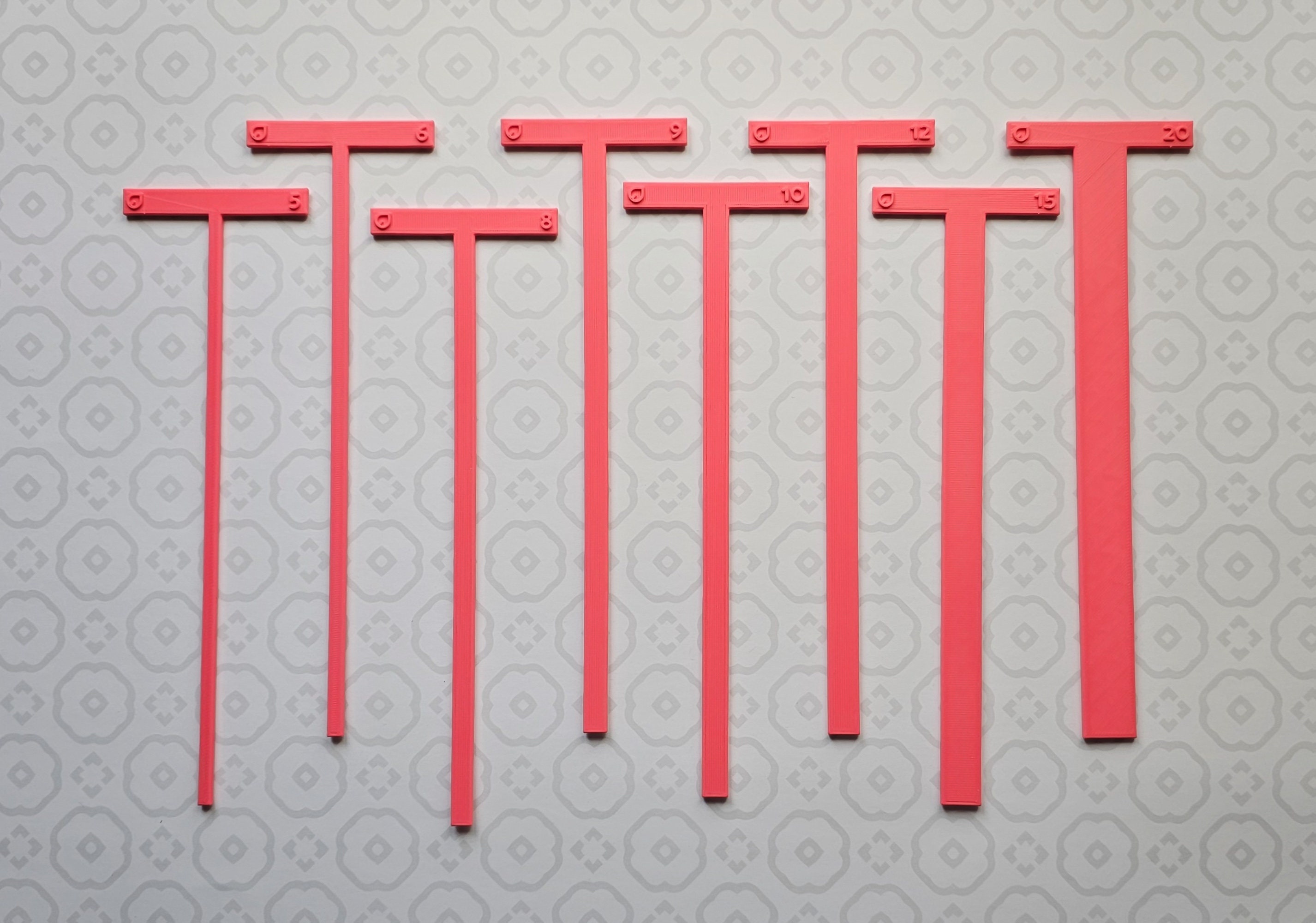T-spacer - Spacer/ruler for Bookbinding, Scrapbooking and Cartonnage - Etsy