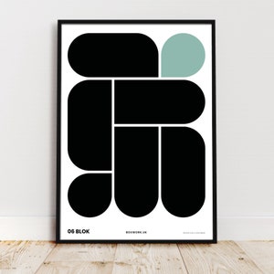 06 BLOK Minimalist Poster Art Print - Etsy