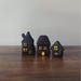 Halloween Decoration. Haunted Village. Tiny Village Sculpture. - Etsy