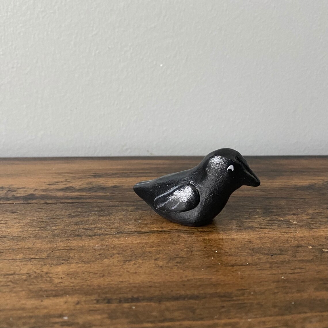 Raven Figurine, Animal Totem, Raven Miniature - Etsy