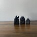Halloween Decoration. Haunted Village. Tiny Village Sculpture. - Etsy
