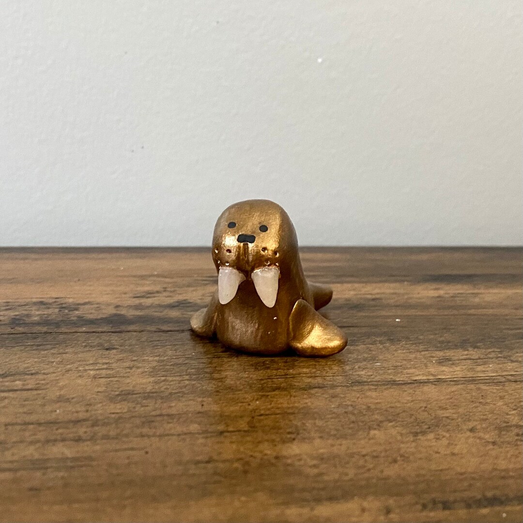 Walrus Figurine, Animal Figurine, Arctic Decor - Etsy