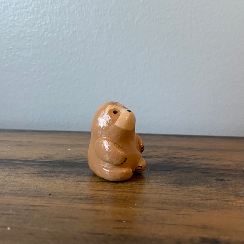 Animal Figurine, Sloth Figurine, Sloth Miniature - Etsy