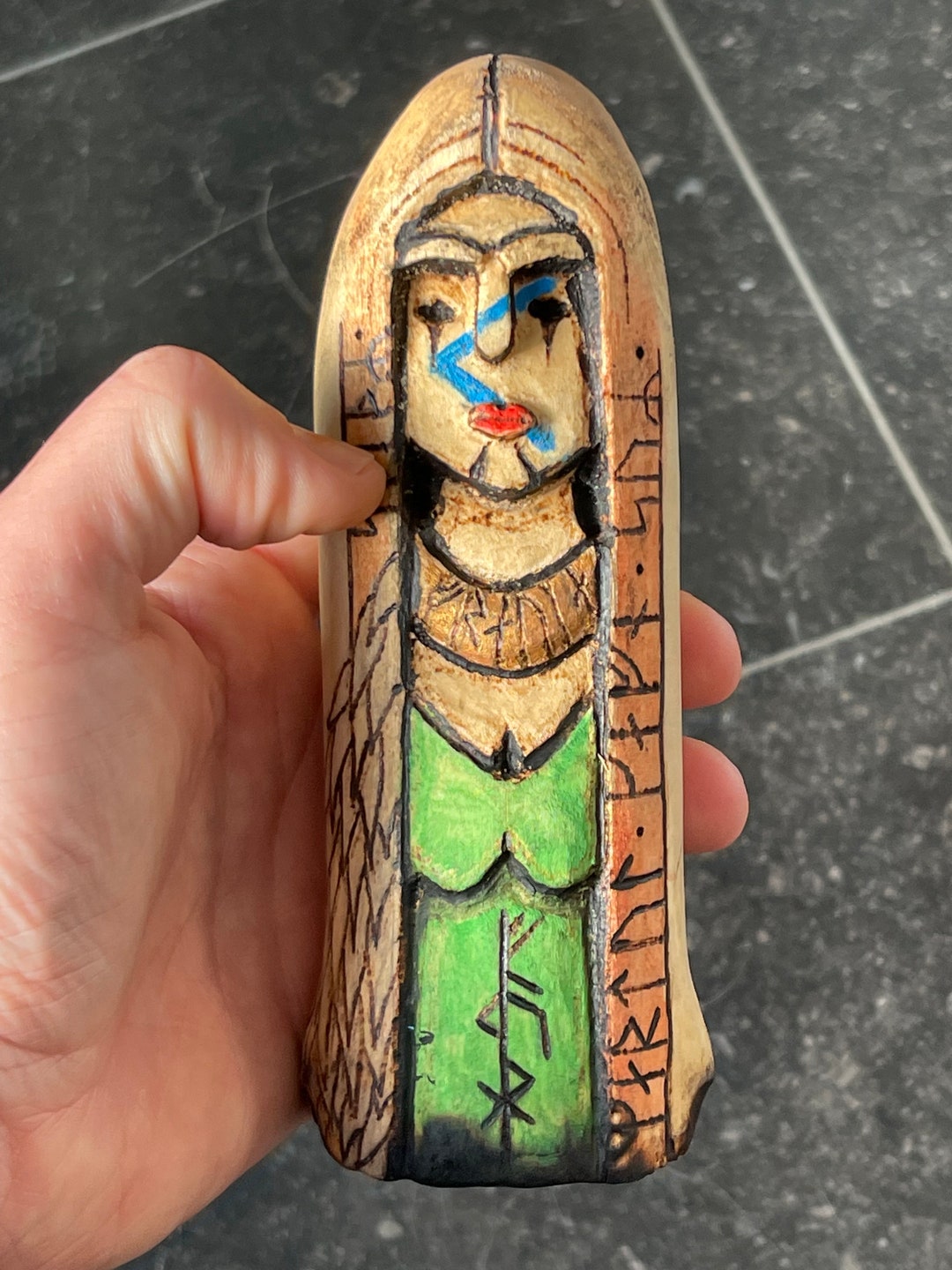 Houten Freyja, Het Ultieme Beeld Van De Vikinggodin Handgemaakte ...