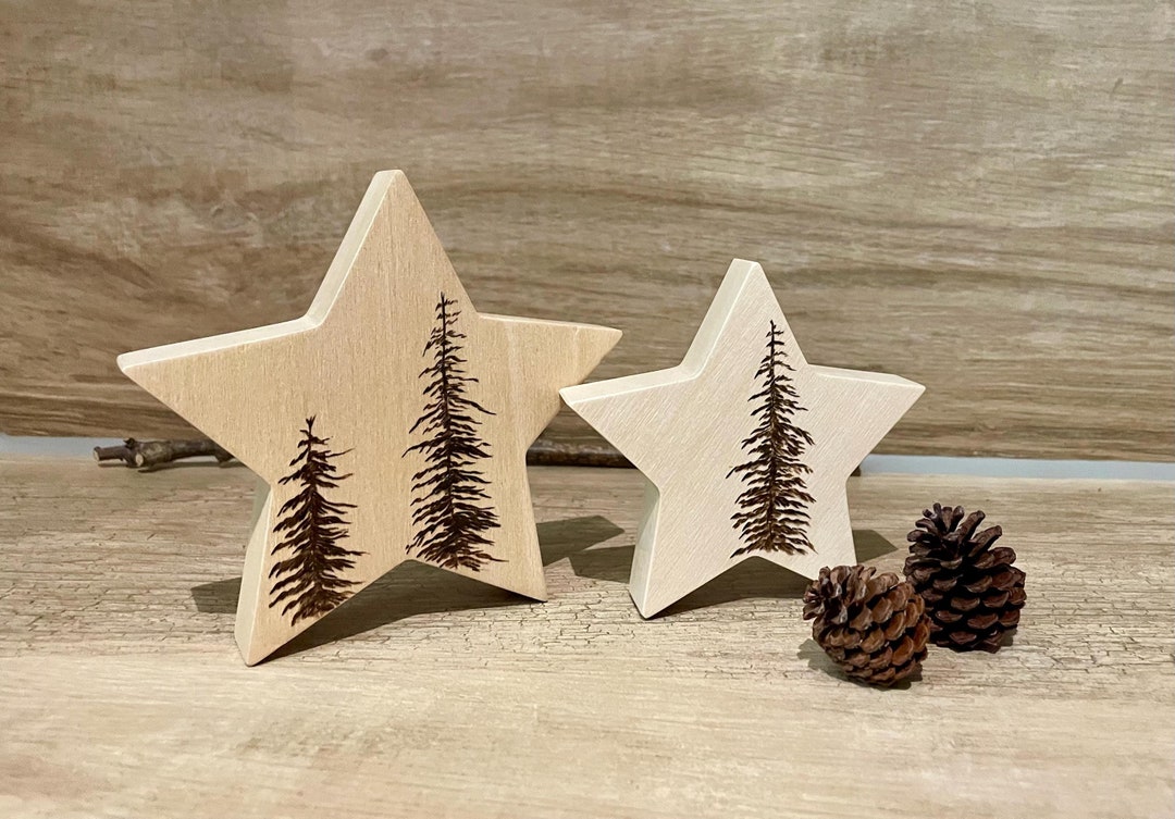 Poinsettias With Fir Trees and Snowflakes | Charming Advent Decoration ...