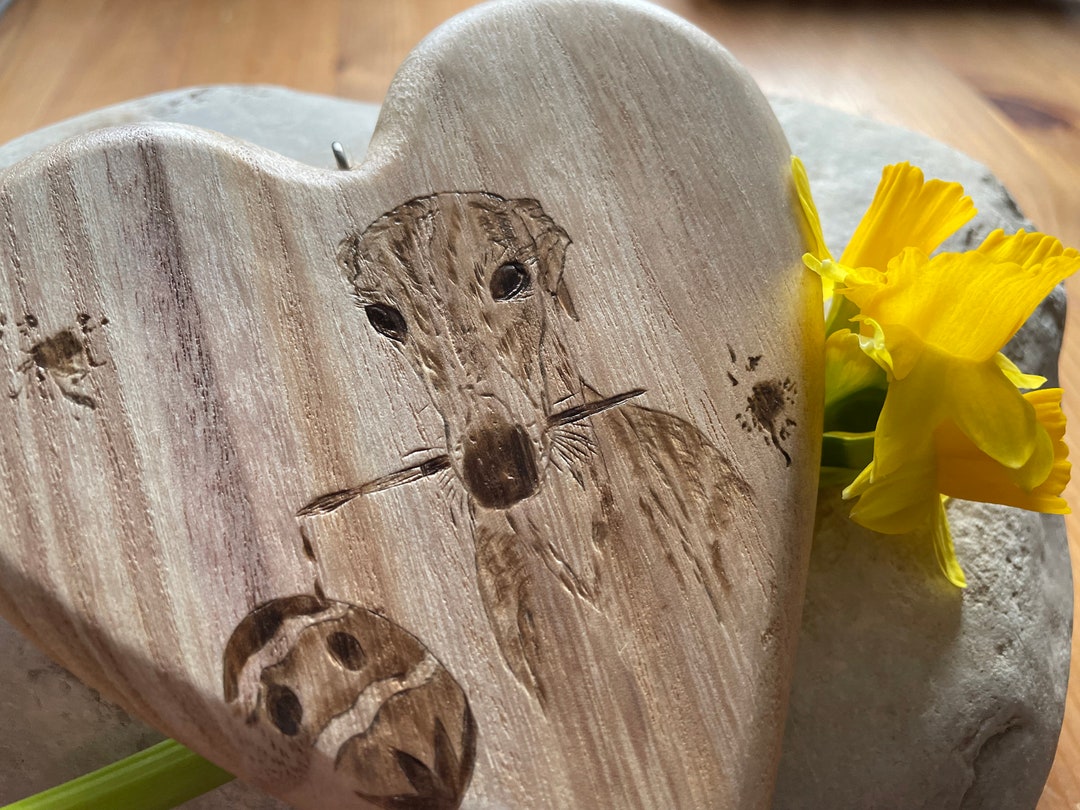 WIND LOVE Easter Greeting Deco Pyrography on Wood - Etsy UK