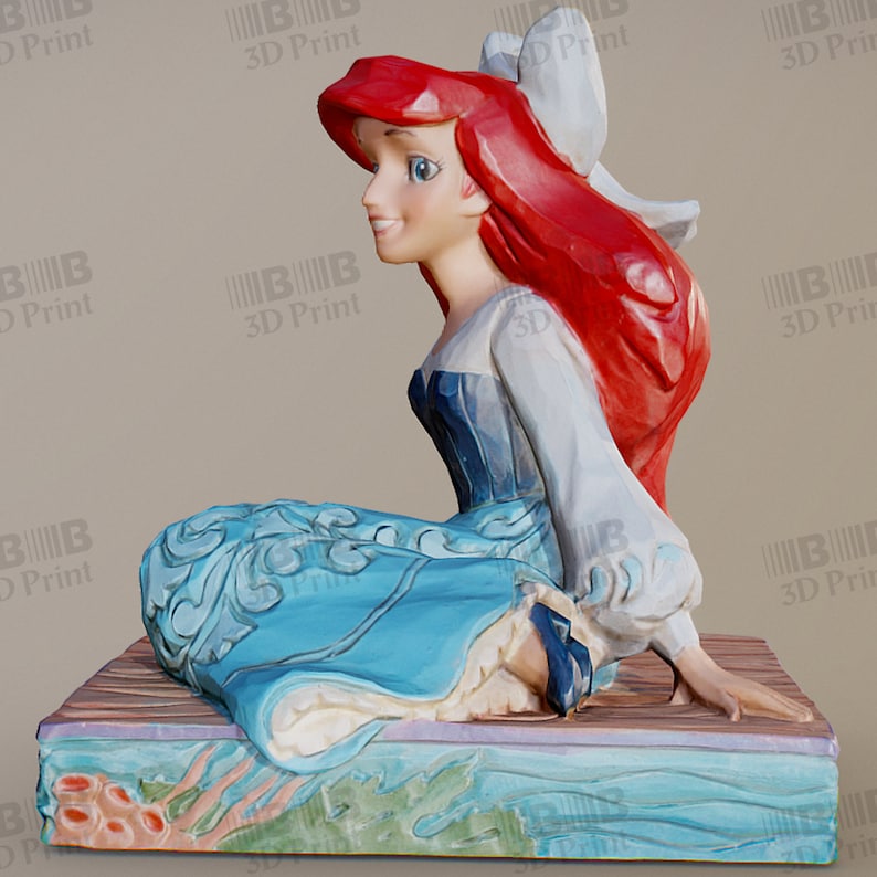 Be Bold Ariel Figurine and NCR 3D Prints STL File - Etsy