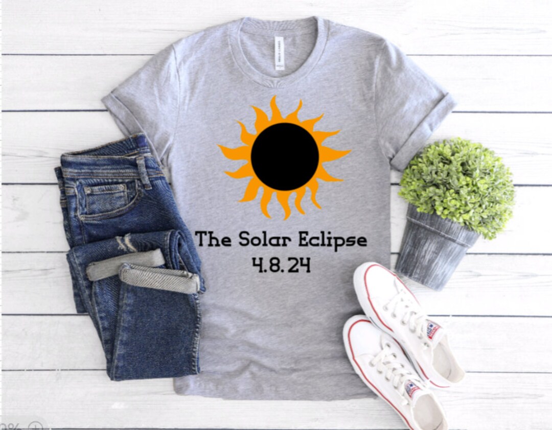 Solar Eclipse, the Solar Eclipse, T-shirt, 4.8.24 - Etsy