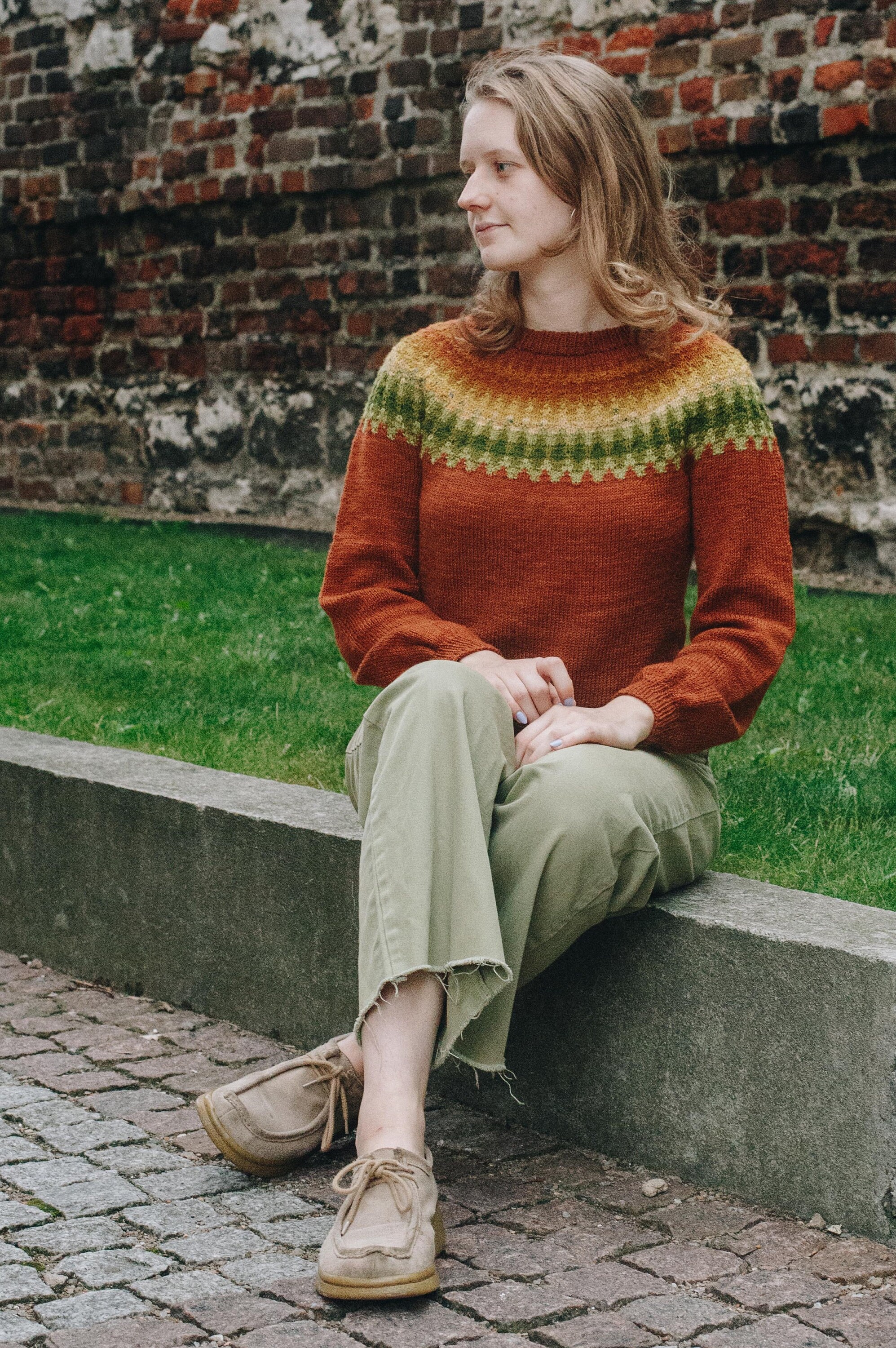 Pullover Knitting Pattern: Bohus Top Down Knit, Womens Colourwork (PDF ...