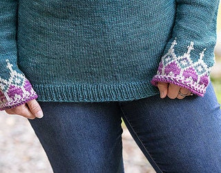 Fair Isle Pullover Knitting Pattern - Stranded Colorwork - Top Down ...