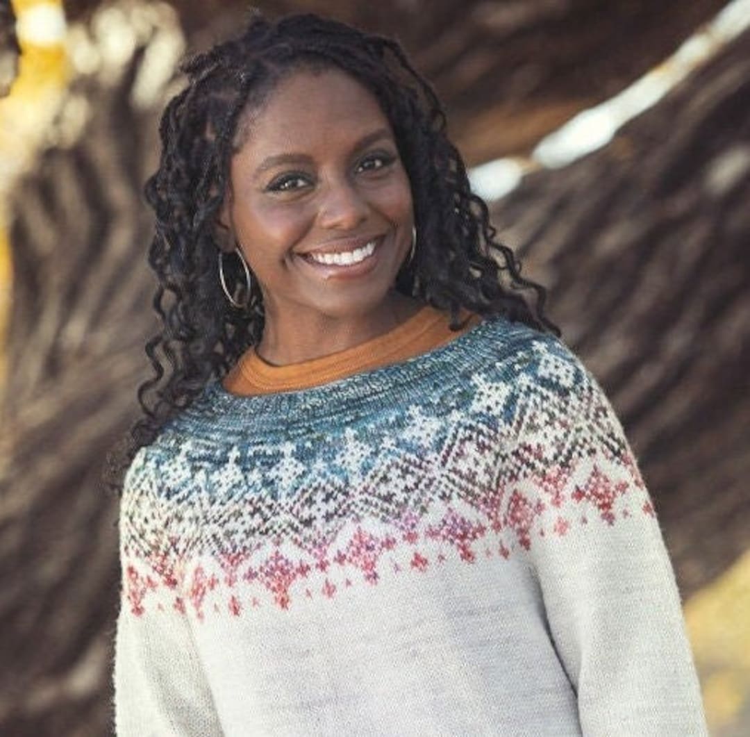 Sweater KNITTING PATTERN * Stranded Colorwork Yoke, Pullover Pattern ...