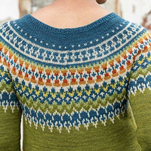 Fair Isle Knitting Pattern - Stranded Colourwork - Ladies Sweater - PDF ...