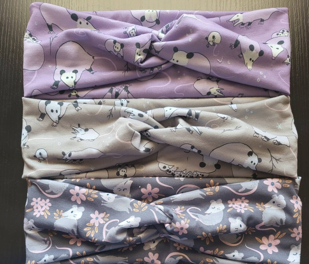 Possum Jersey Knit Twisted Headband - Etsy