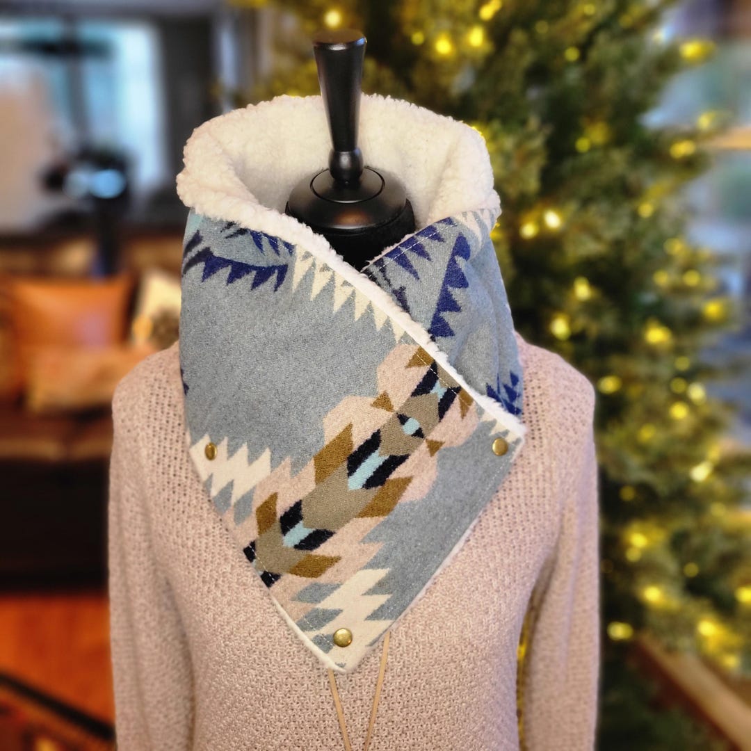 Wool Neck Cowl, Neck Warmer, Wool Neck Scarf, Wild Rag - Etsy