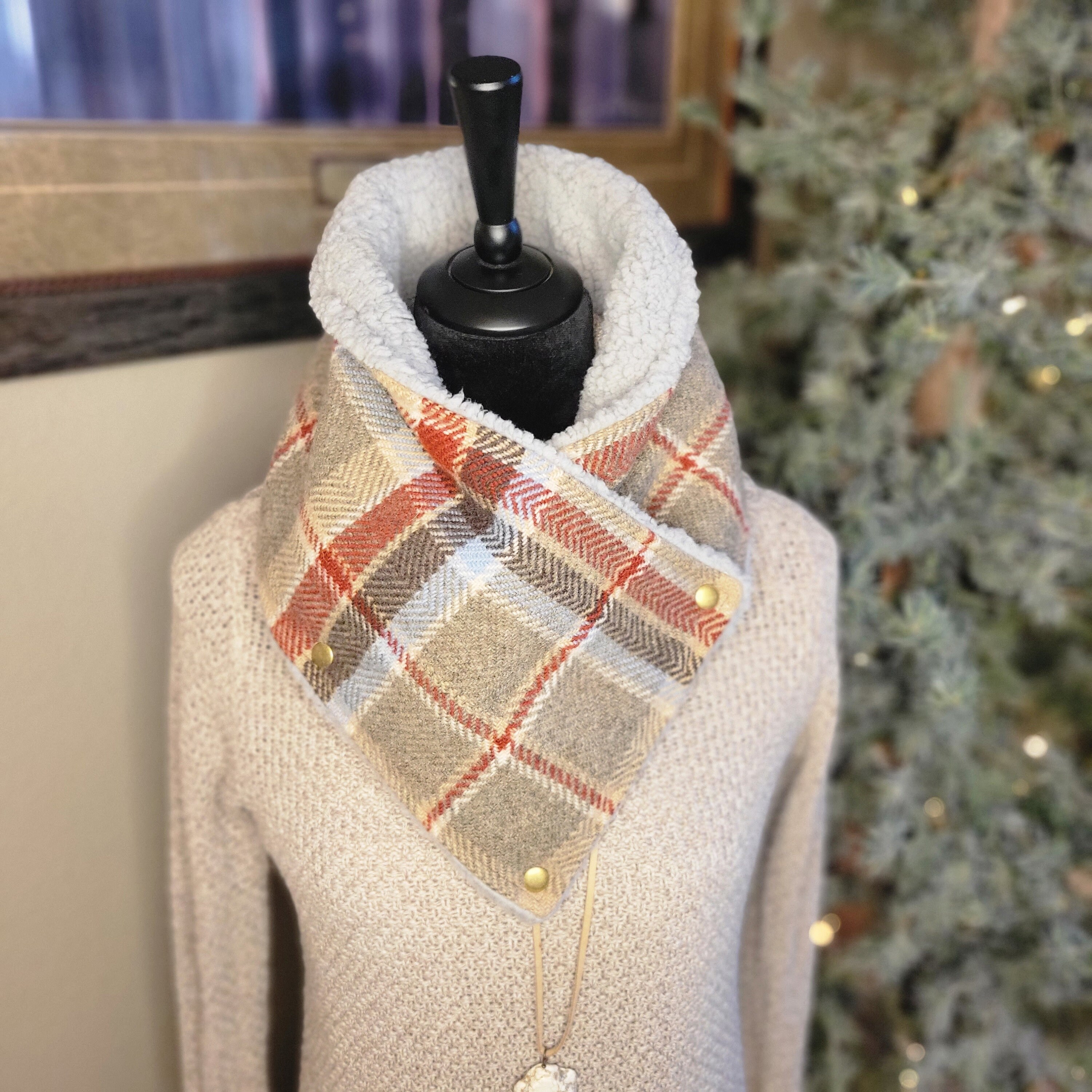 Wool Neck Cowl, Neck Warmer, Wool Neck Scarf, Wild Rag - Etsy