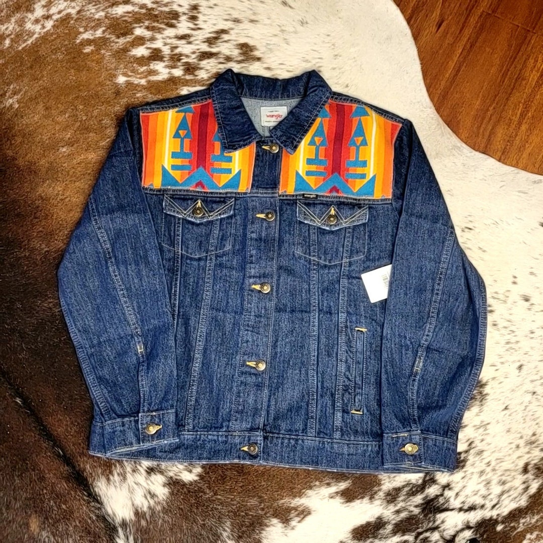 Custom Women's Western Wool Jean Jacket - Etsy
