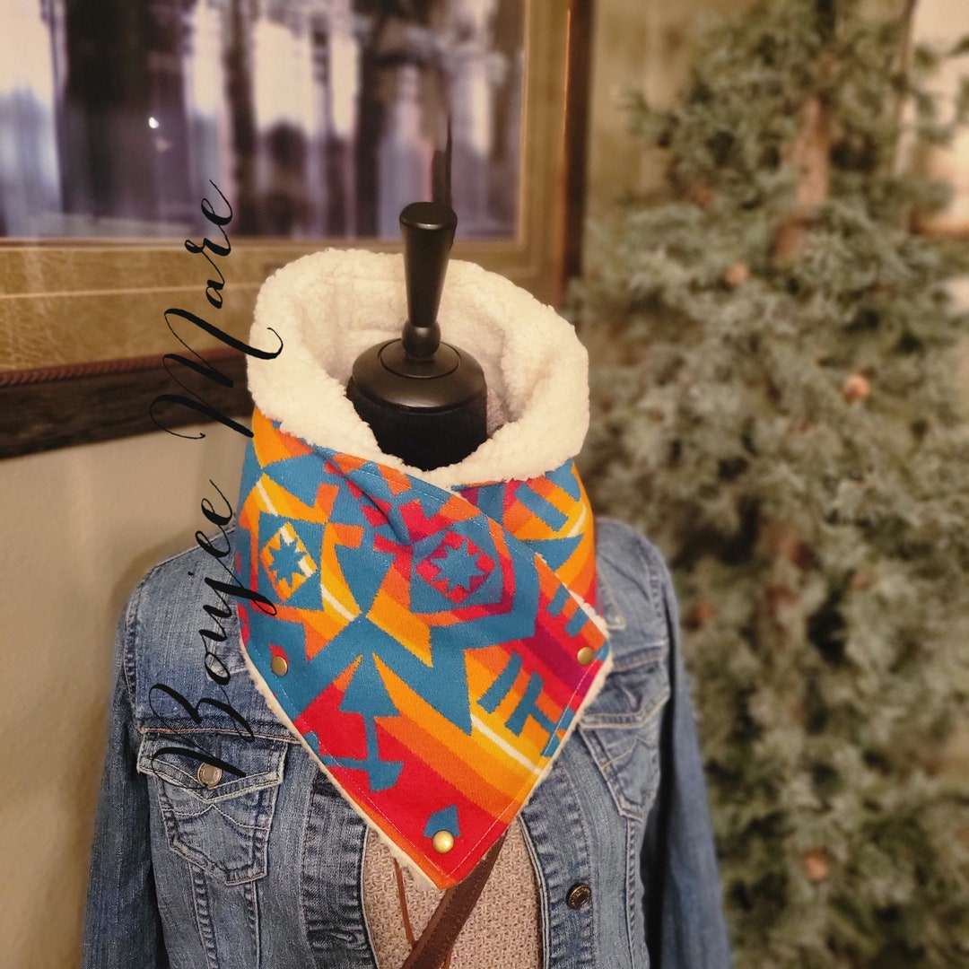 Wool Neck Cowl, Neck Warmer, Wool Neck Scarf, Wild Rag - Etsy