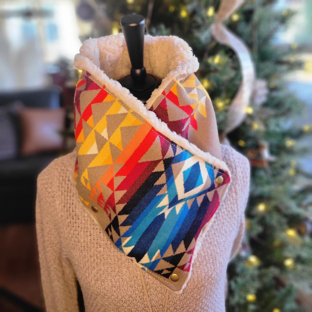 Wool Neck Cowl, Neck Warmer, Wool Neck Scarf, Wild Rag - Etsy