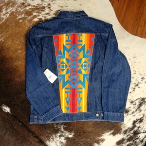 Custom Women's Western Wool Jean Jacket - Etsy