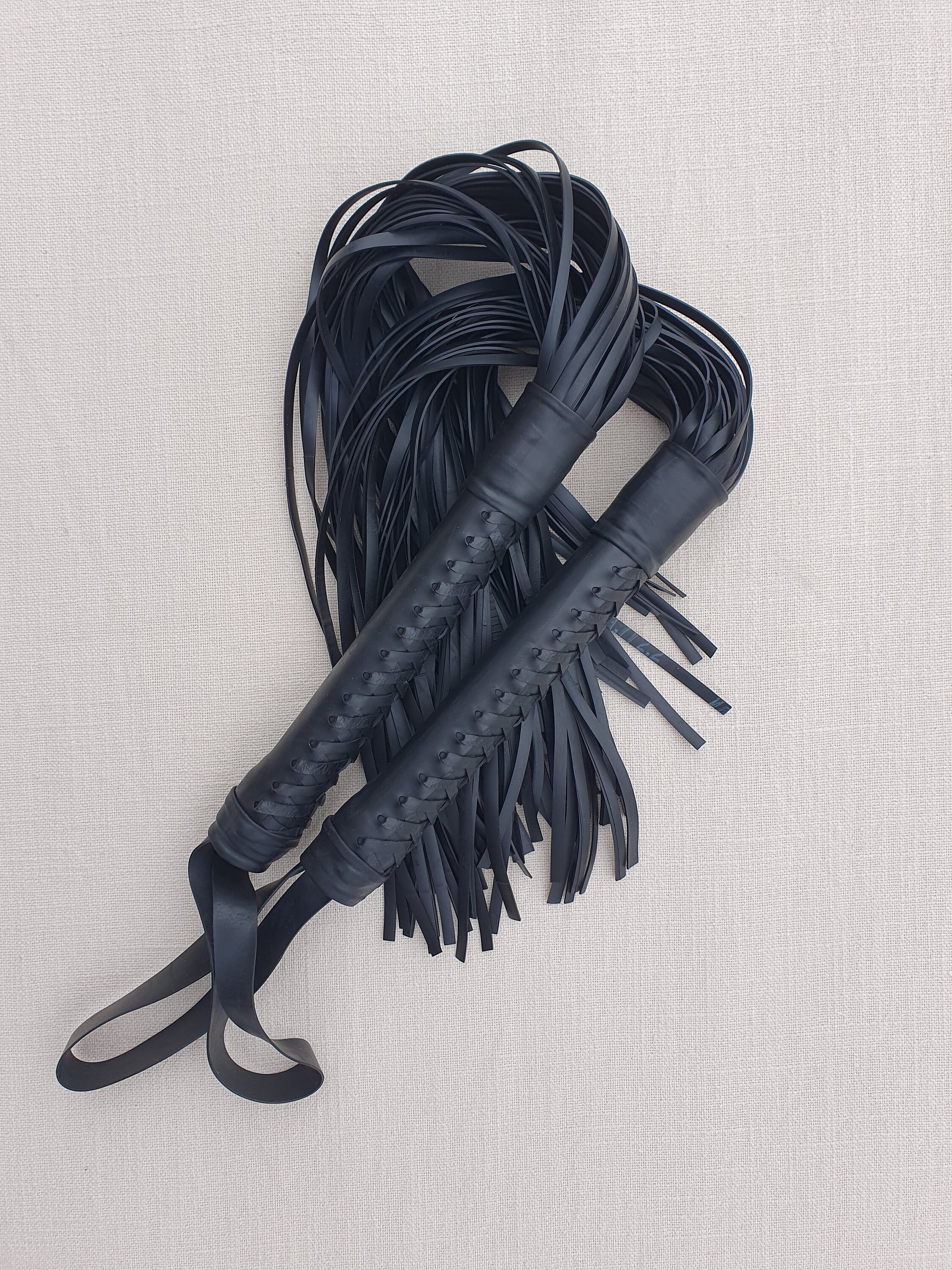 Double Whip Bdsm Games for Adults, Rubber, Washable and Vegan Handmade ...